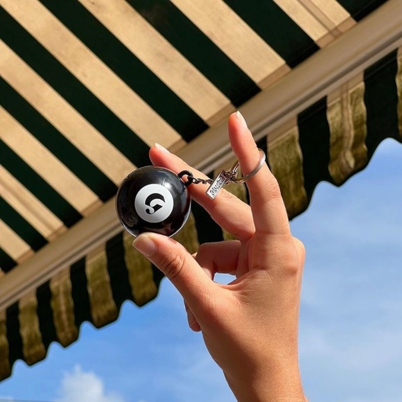 Glossier | Accessories | Glossier 8 Ball Keychain Nwt | Poshmark